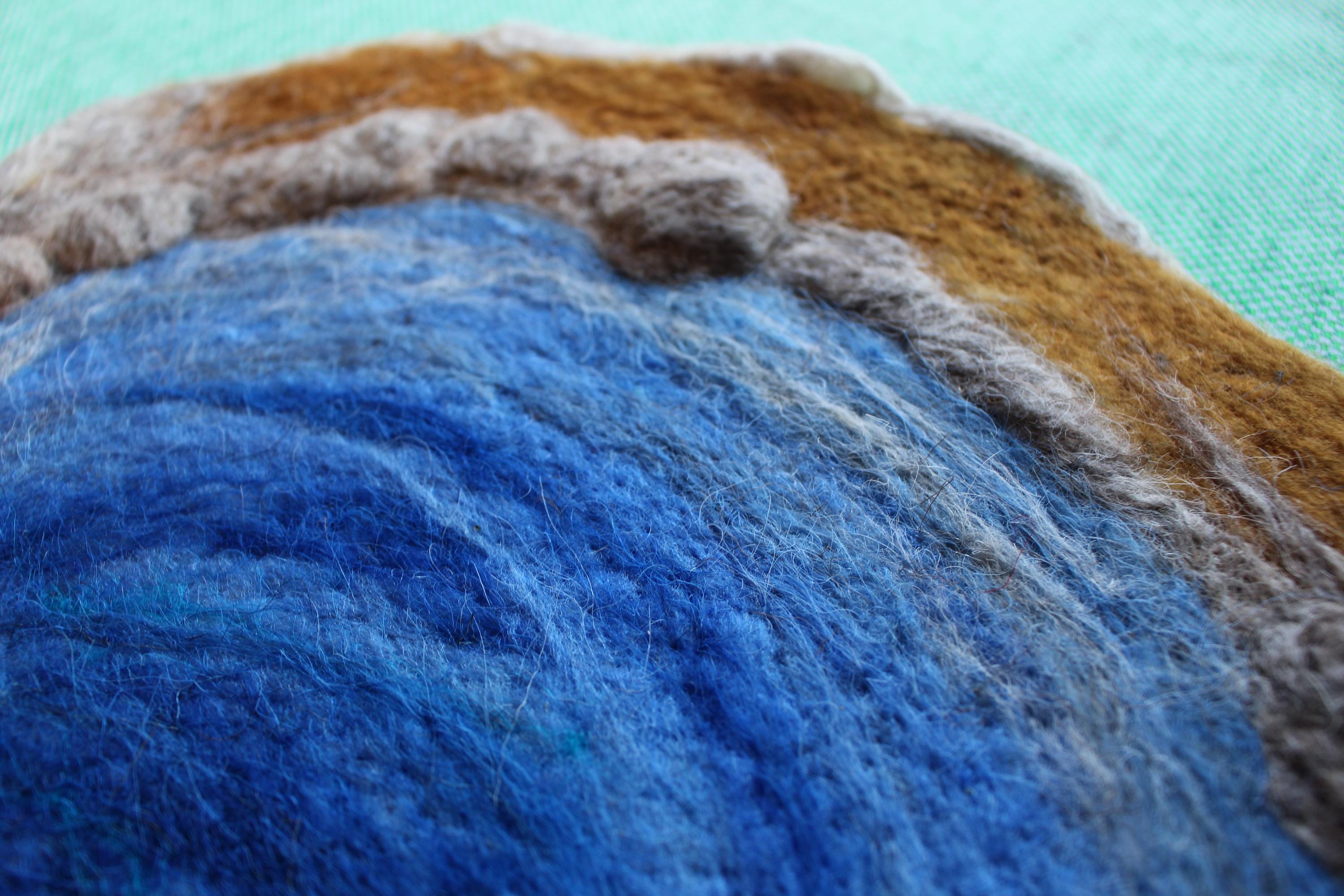 Needle Felted Playscape - Wool Play Mat - Waldorf-inspired Playscape ...