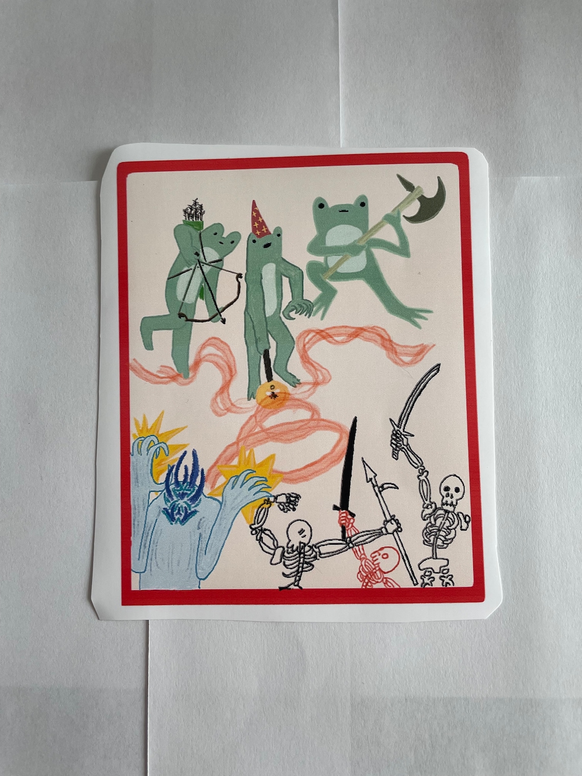 Frogs Dnd Fighting Undead Hoard - Etsy