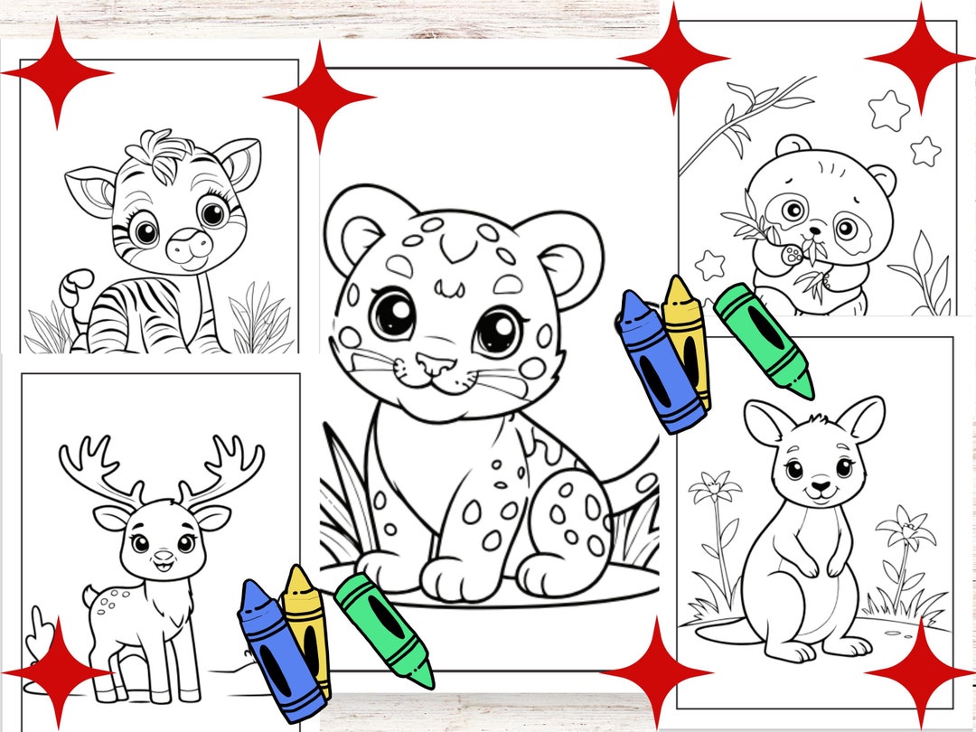 50 Printables Coloring Book Pages Home School Kids Child Teacher Parent ...