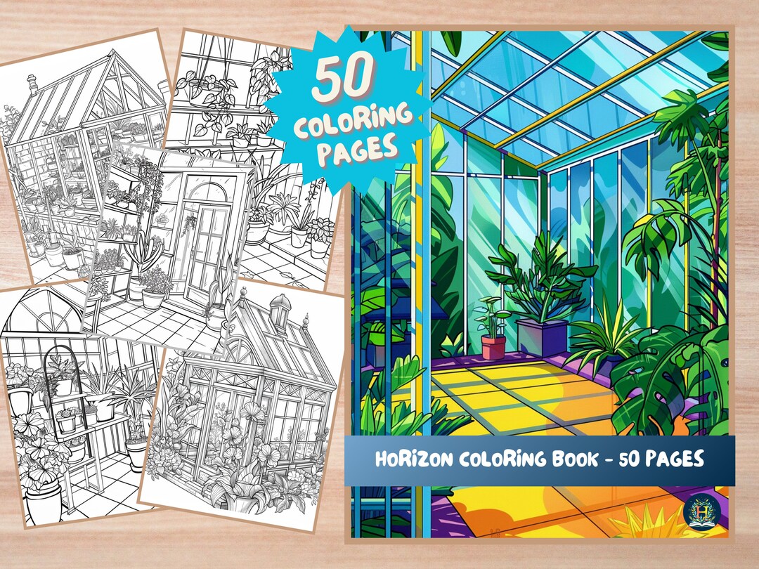 Isometric Flower Room Coloring Book, Printable Interior Isometric ...