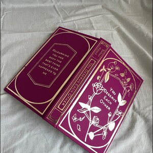 Custom Book Rebind Floral Edition | Special Edition, Handmade, Foil Cover, Book Bindery - Etsy UK