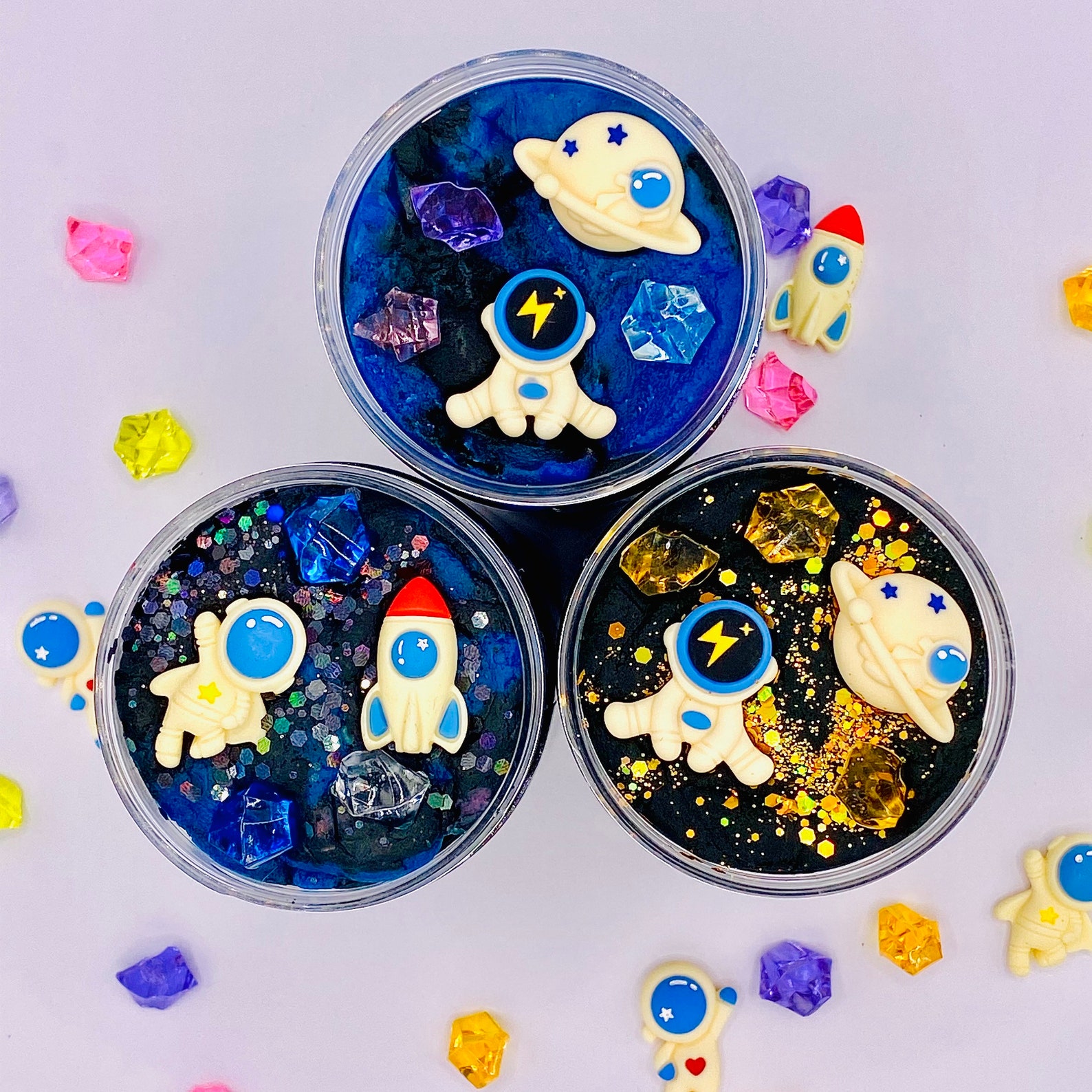 Cosmic Space Playdough Kit, Sensory Playdough Jar, Fun Party Favors - Etsy