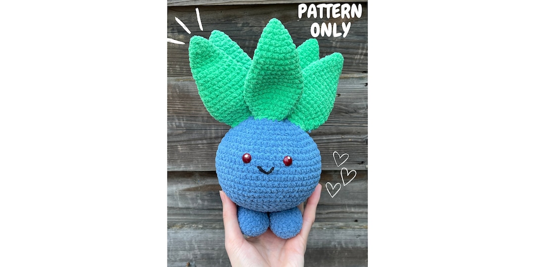 Blue Monster Crochet Amigurumi PATTERN ONLY - Etsy