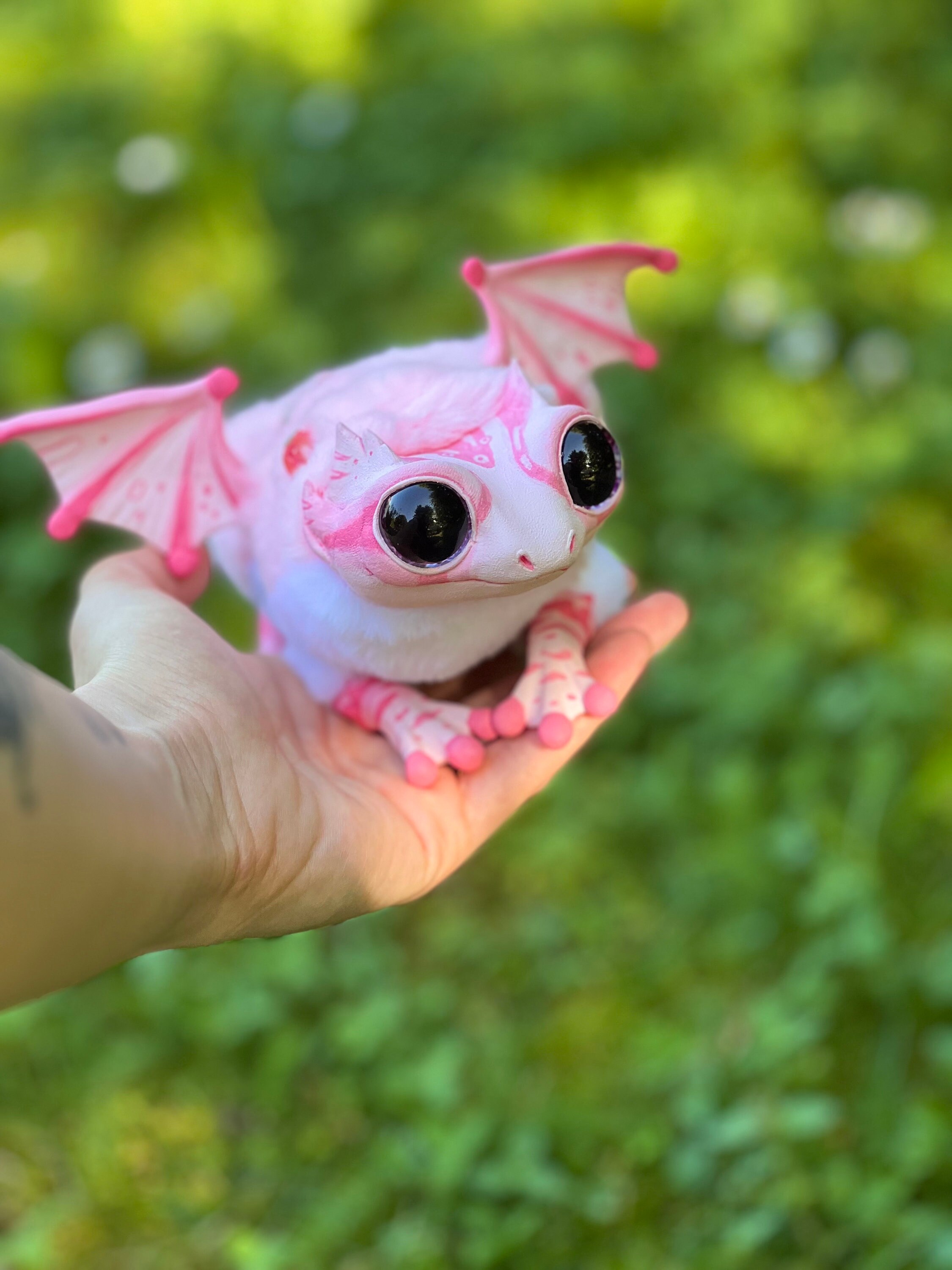 Strawberry Frog - Posable Art Toy - Etsy