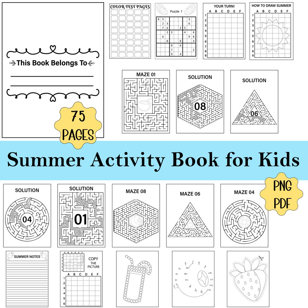 Summer Activities, Summer Printables, Summer Games, Summer Activity ...