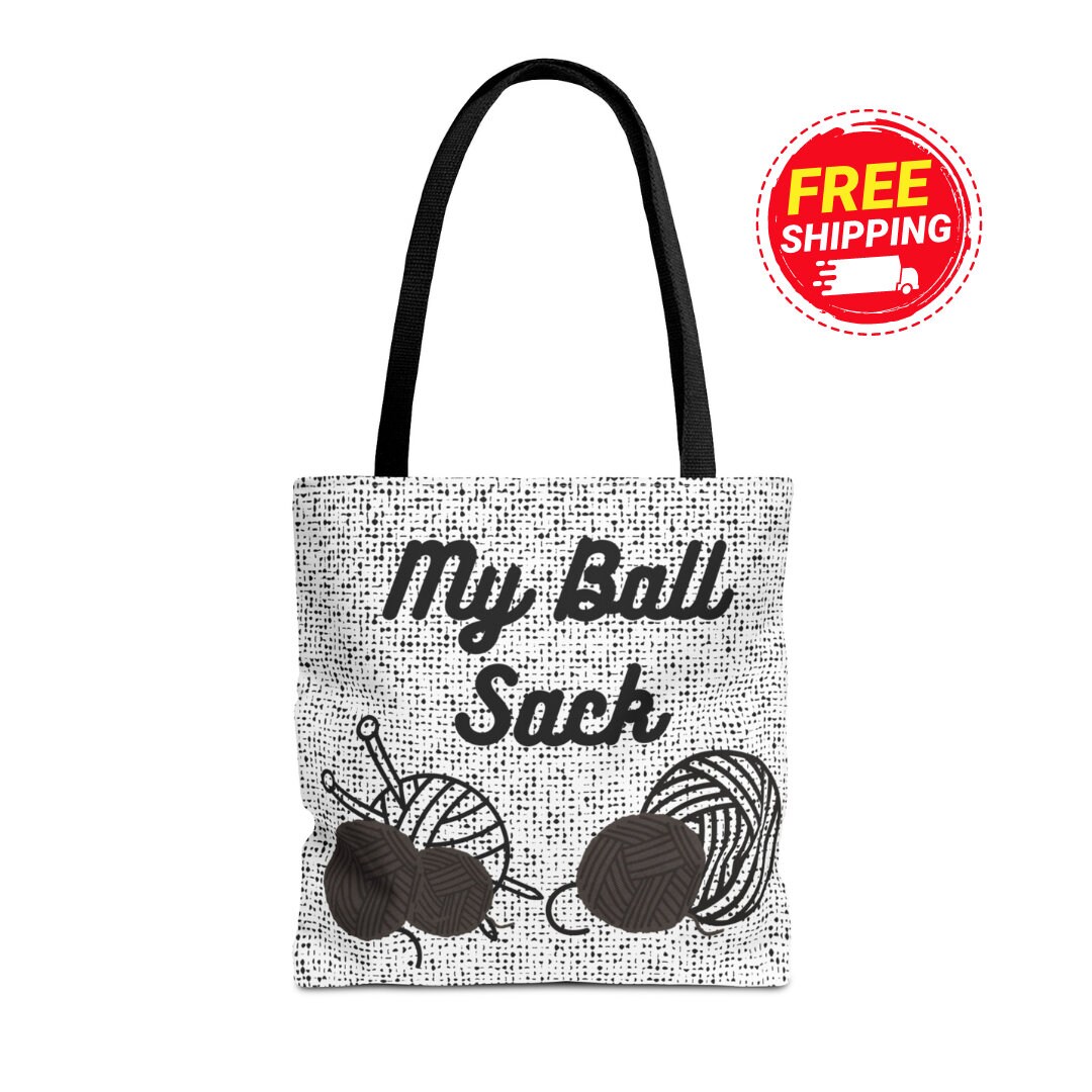 My Ball Sack, Yarn Bag, Grey - Etsy