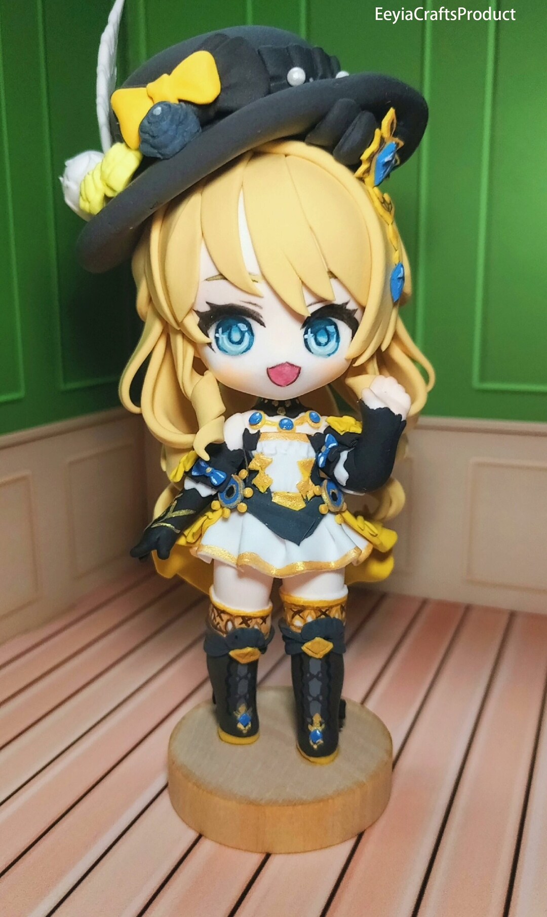 Genshin Navia Doll, Navia Clay Figure, Genshin Navia Doll Figure ...