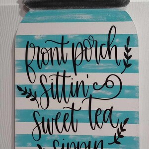 Mason Jar Sign - Etsy