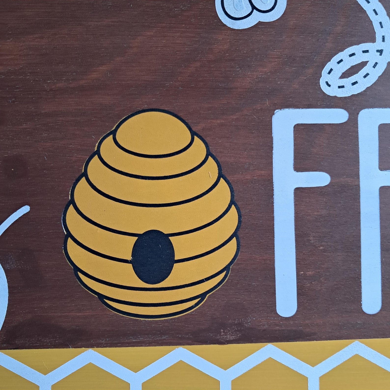 Buzz off Door Hanger | Bee and Sunflower Themed Door Hanger | Spring ...