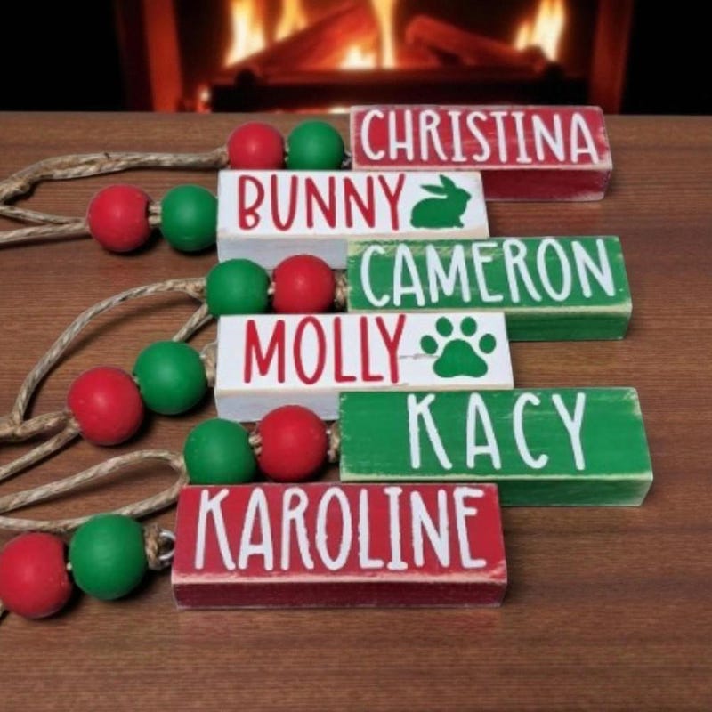 Jenga Christmas Ornaments - Etsy