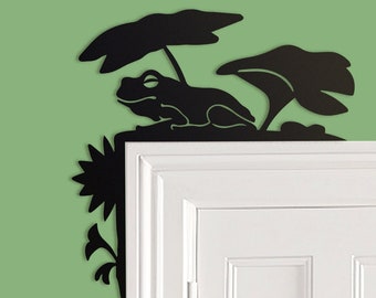 Octopus Door Frame Topper Metal Door Frame Corner Sign Metal Wall Art ...