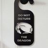 Do Not Disturb Dragon Metal Sign | Do Not Disturb Door Hanger | Door ...