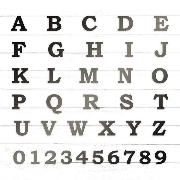 Individual Letters - Etsy