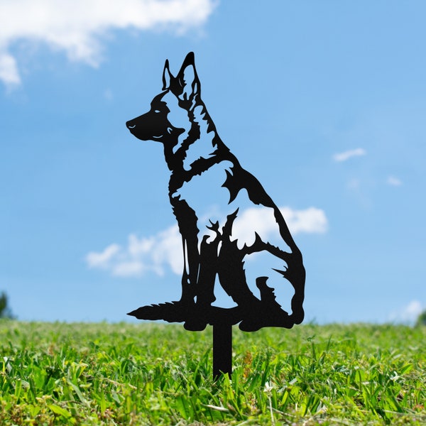 German Shepard Yard Art - Etsy