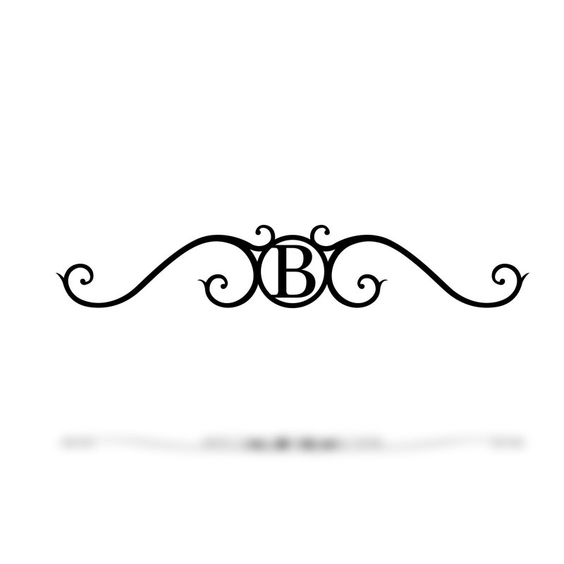 Scroll Monogram - Etsy