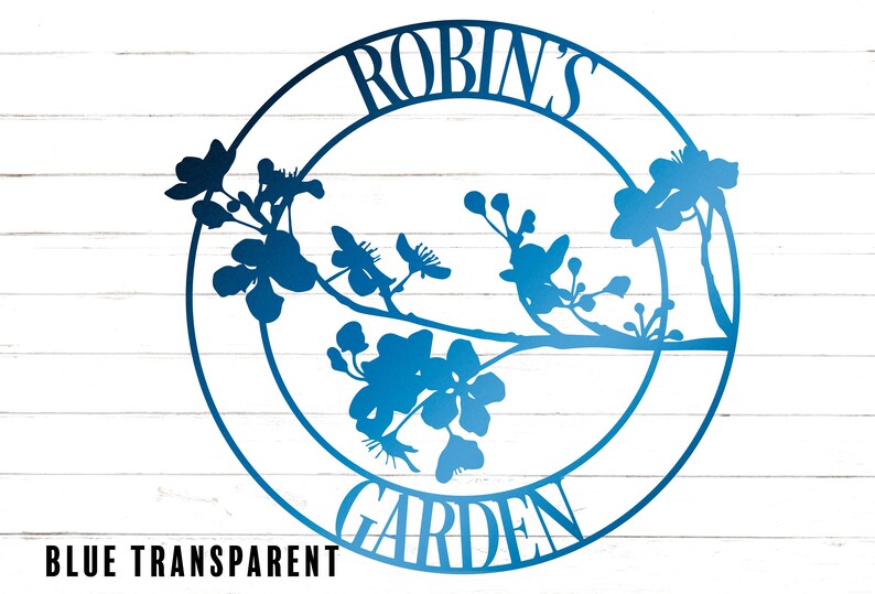 Cherry Blossom Garden Sign Gardening Gift Garden Decor Gift for Her ...