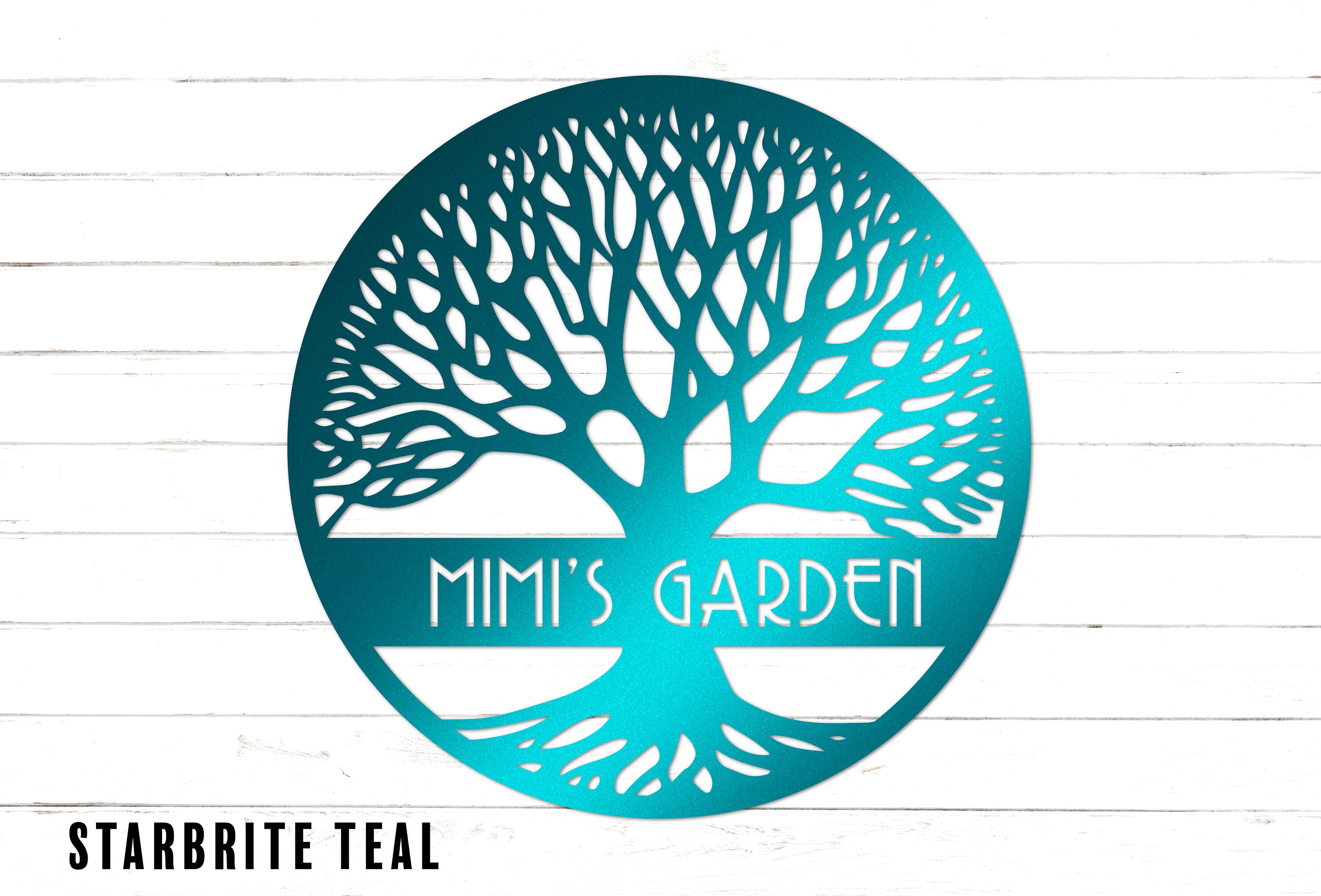 Tree of Life Custom Garden Sign Garden Yard Decor Sign Indoor Outdoor ...
