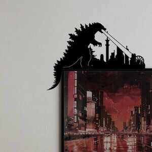 Godzilla Door Frame Topper Metal | Tokyo Dragon Door Topper | Metal ...