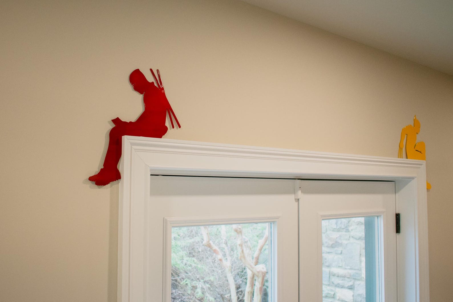 Deadpool Door Frame Topper Metal | Deadpool Wall Decor | Marvel Fan ...