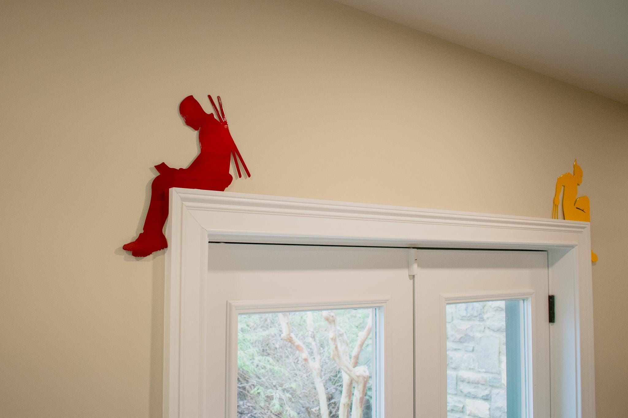 Deadpool Door Frame Topper Metal | Deadpool Wall Decor | Marvel Fan ...