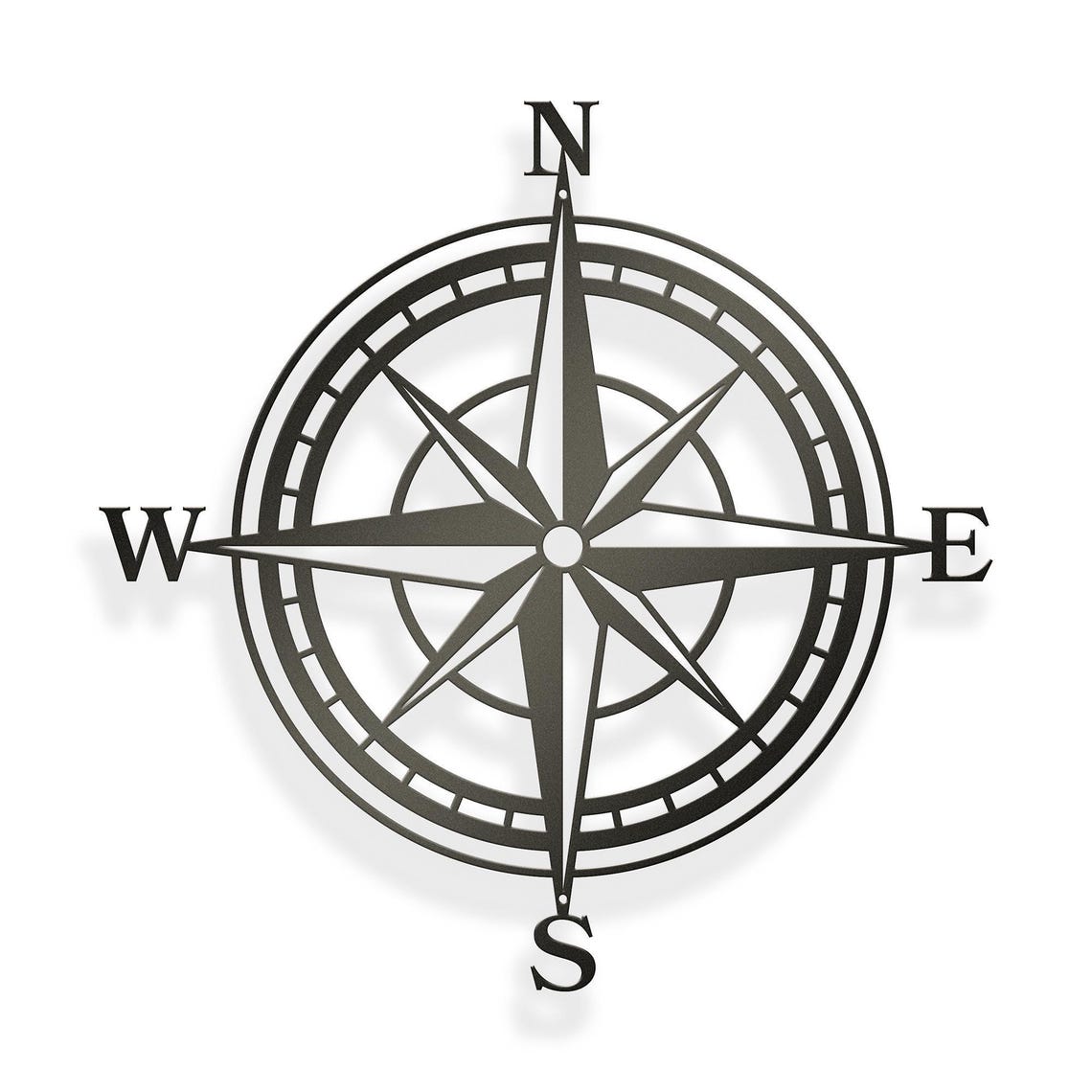 Nautical Compass Star Sign | Compass Rose Wall Hanging | Weatherproof ...