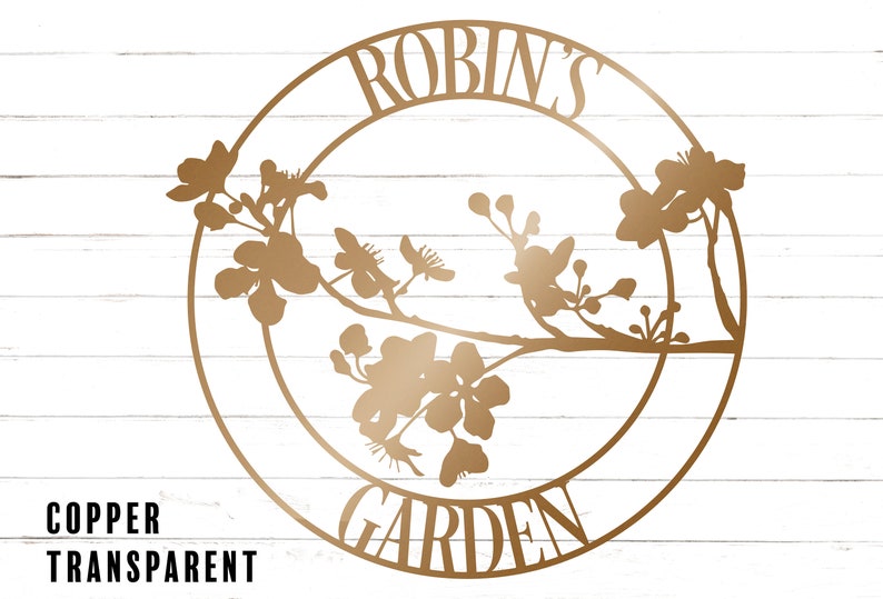 Cherry Blossom Garden Sign Gardening Gift Garden Decor Gift for Her ...