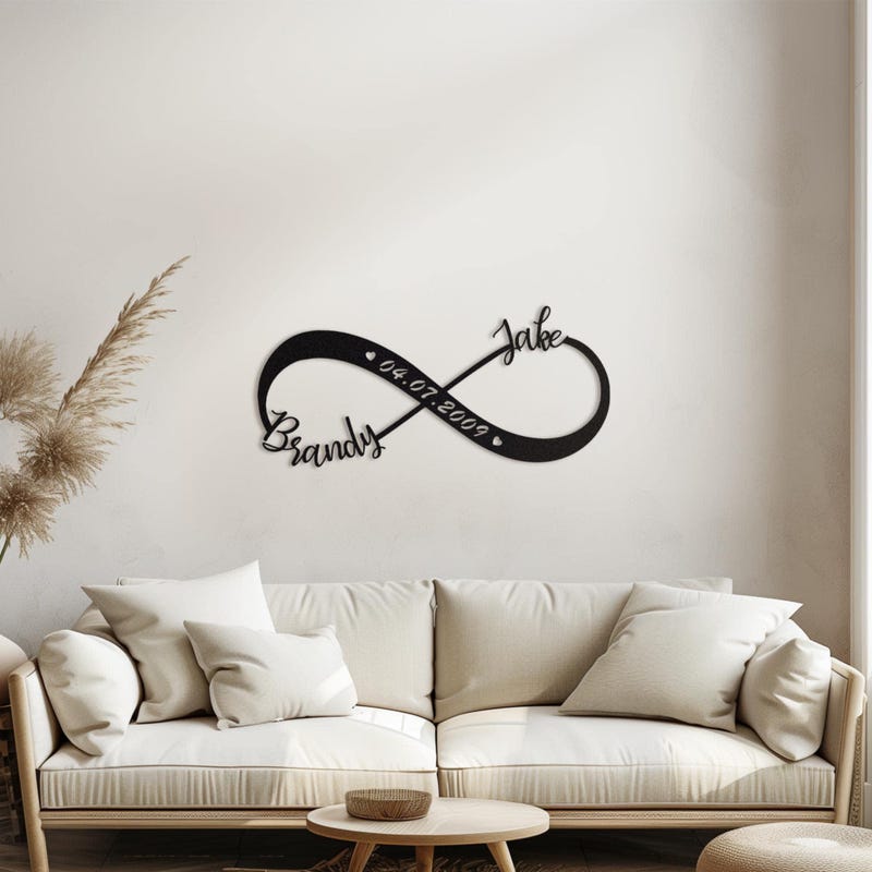 Infinity Name Sign - Etsy