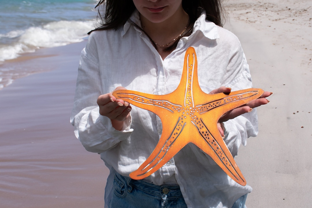 Metal Starfish Wall Decor | Patio Decor | Metal Wall Art | Beach House ...