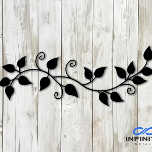 Metal Vine Wall Scroll Hanging | Metal Home Decor | Farmhouse Wall ...