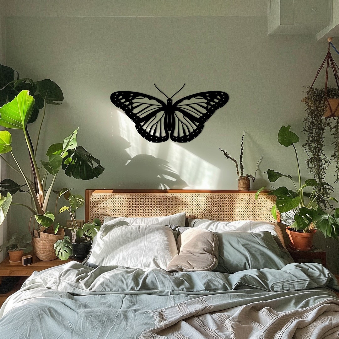 Monarch Butterfly Wall Hanging Metal Wall Art Wall Hanging Nature Wall ...