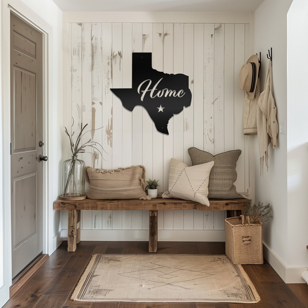 Metal Texas State Sign | All Weather Sign | Housewarming Gift | Rustic ...