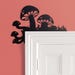 Octopus Door Frame Topper Metal Door Frame Corner Sign Metal Wall Art ...