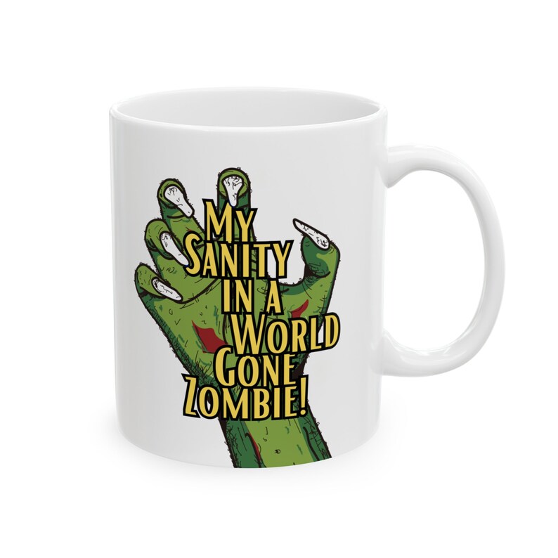 Zombie Coffee Mug Undead Tea Cup Gift for Horror Fans Zombie Apocalypse ...