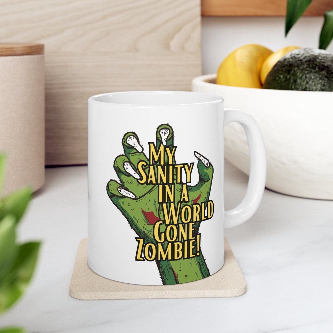 Zombie Coffee Mug Undead Tea Cup Gift for Horror Fans Zombie Apocalypse ...