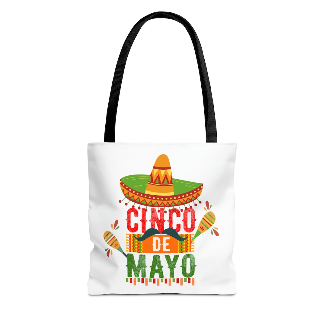 Cinco De Mayo Tote Bag Decked Out in the Colors of Mexico's Fiesta ...