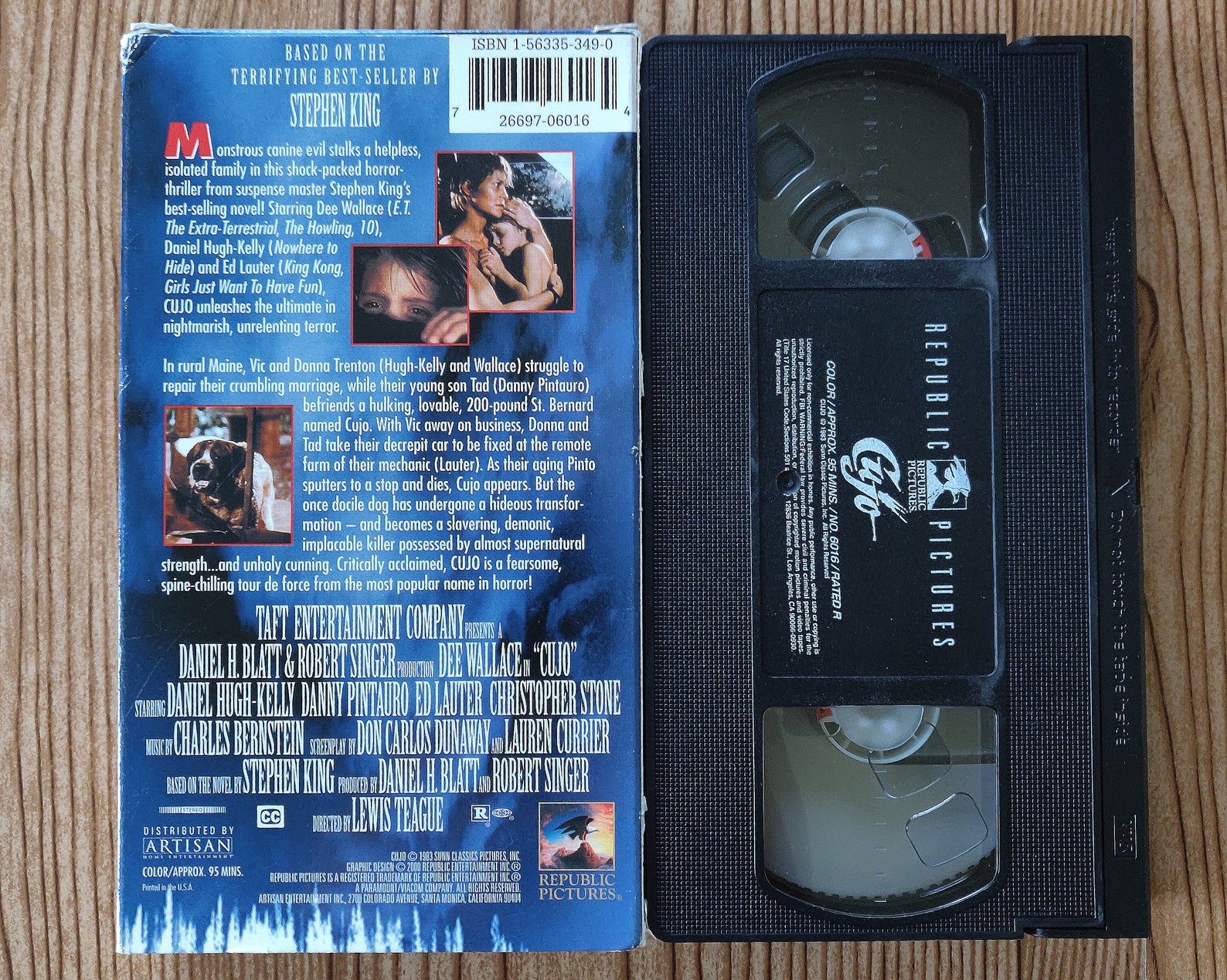 Cujo VHS Vintage Horror VHS Movie - Etsy