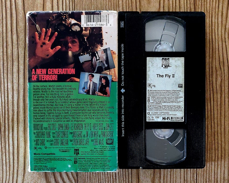 The Fly II Horror Movie VHS Tape - Etsy