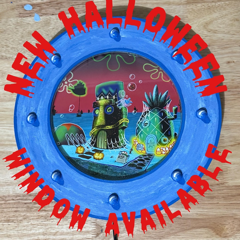 Spongebob Window - Etsy