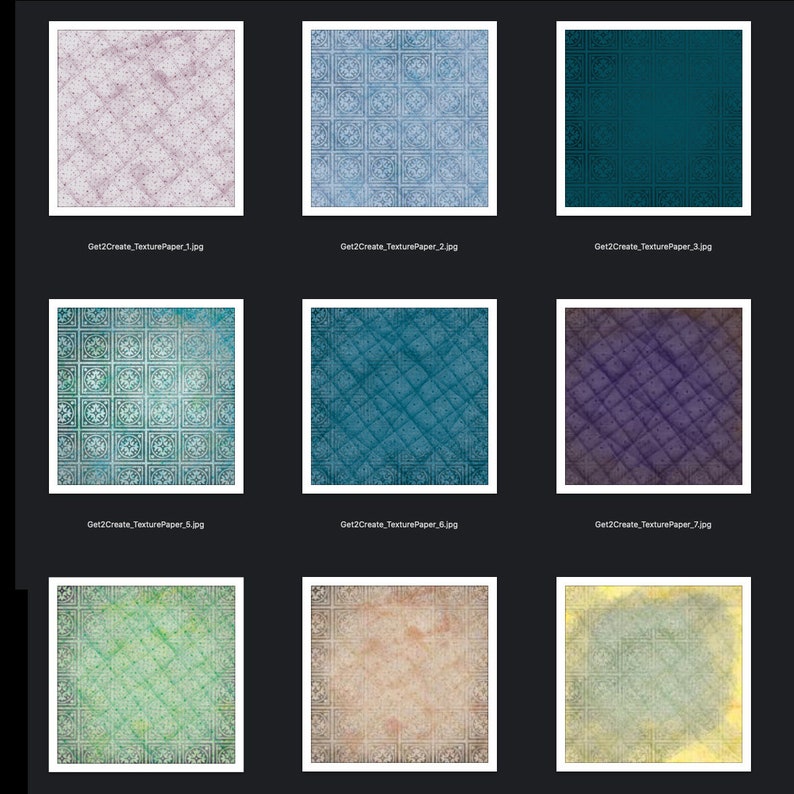 Printable Scrapbook Paper Kit - Texture Paper - 10 Pages for Scrapbooks ...