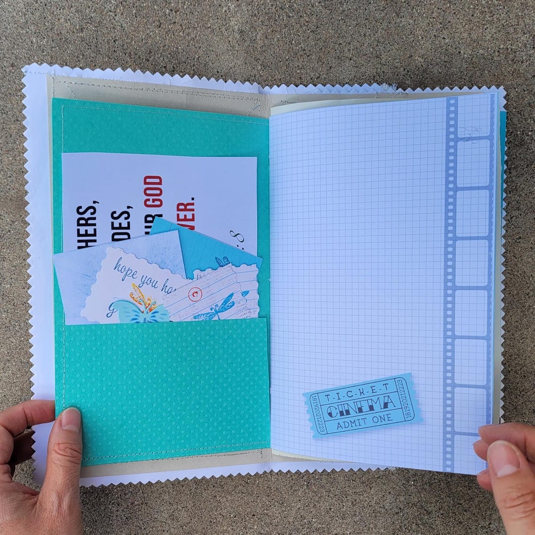Handmade Junk Journal, Personalized Art & Writing Diary, Unique Gift ...