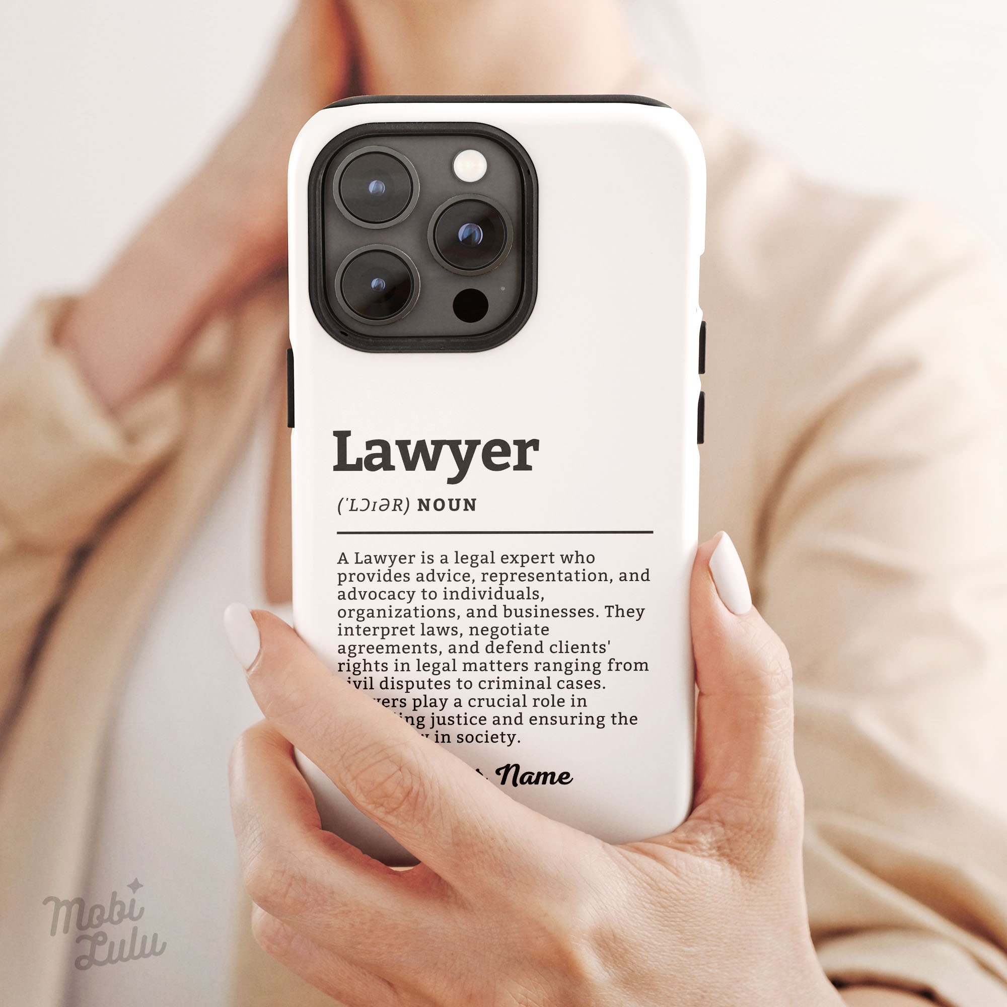 Lawyer Definition Phone Case Personalized Name, iPhone 15 14 13 12 11 X ...