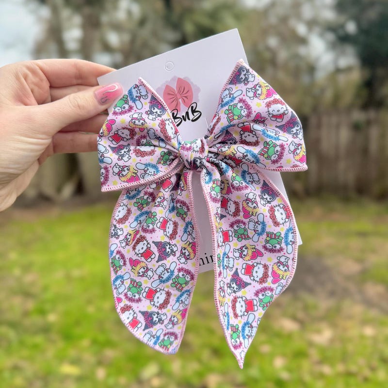 Hello Kittys Bow - Etsy
