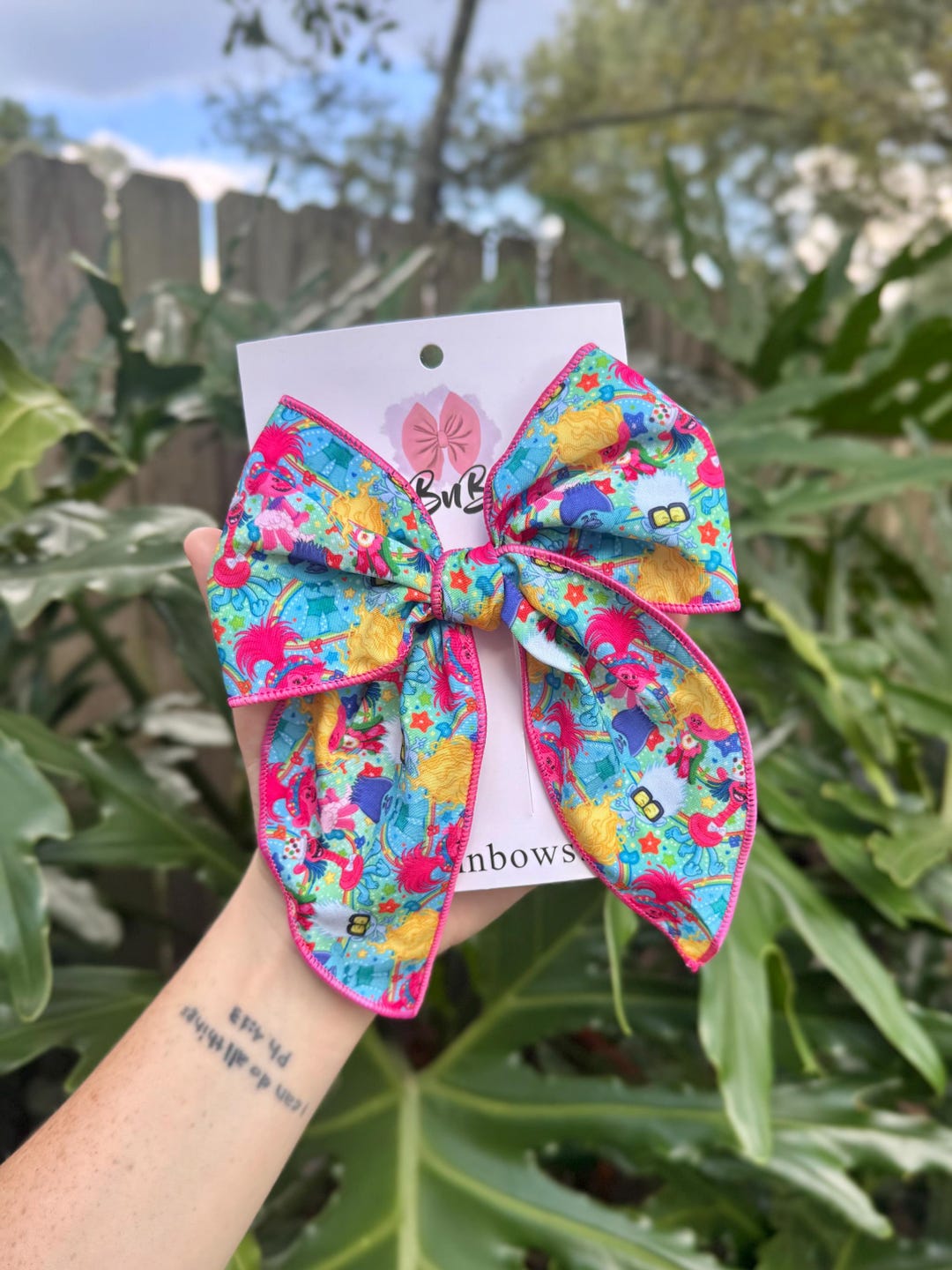 Trolls Bow | Princess Bow - Etsy