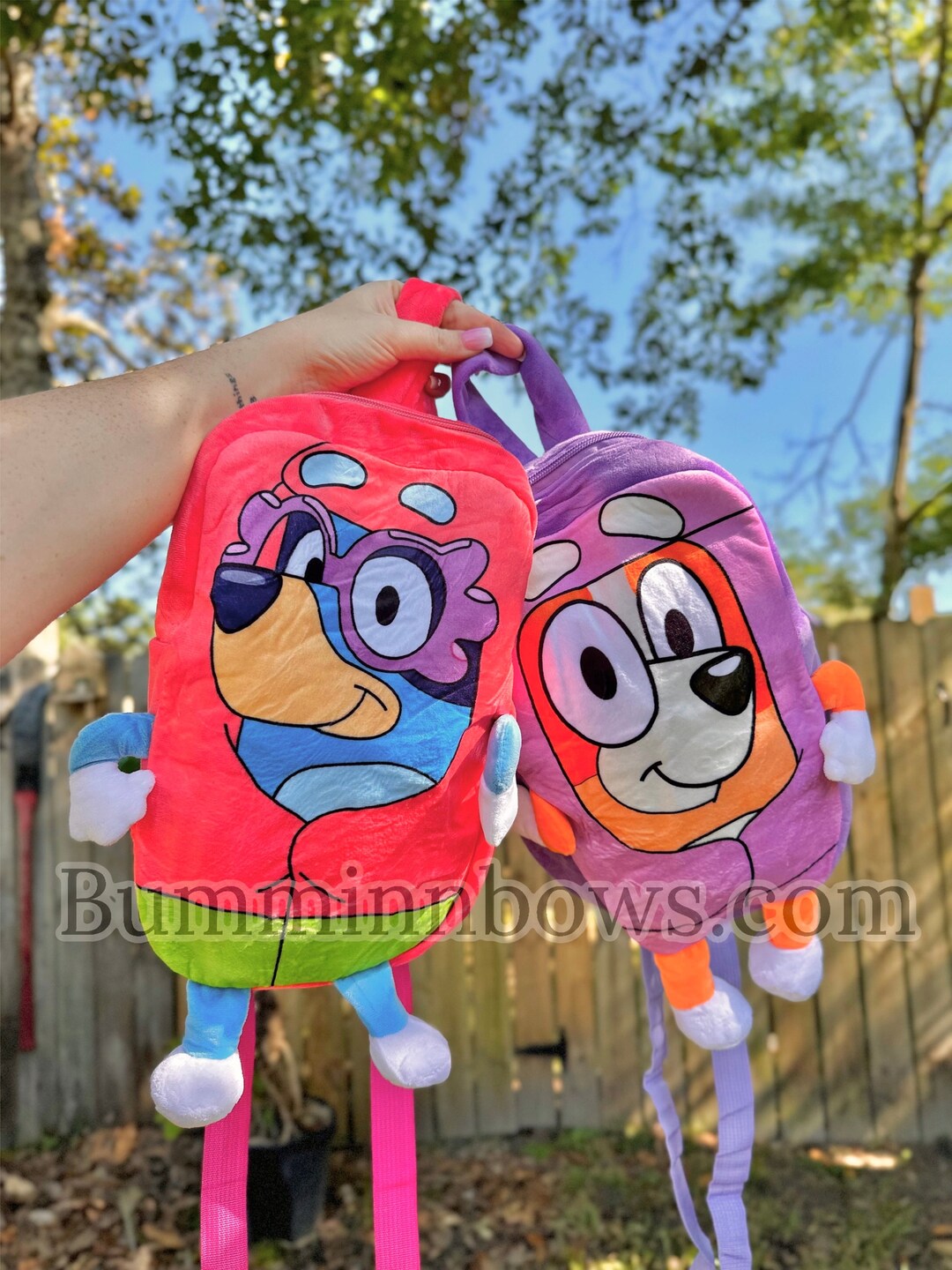 Granny Backpack | Plush Back Pack | Janet & Rita - Etsy