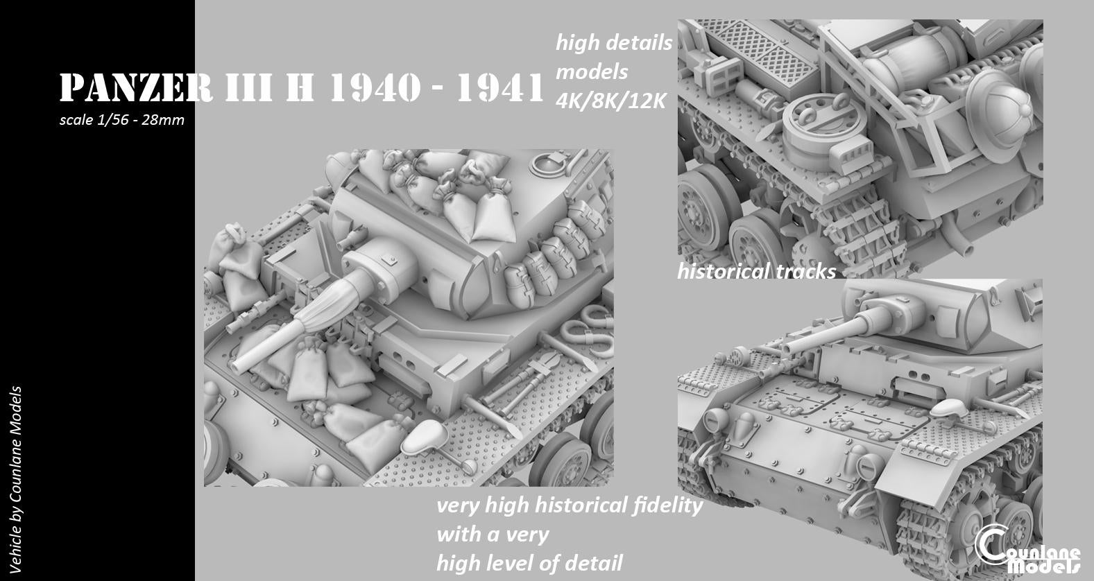 Panzer III H 1940-41 Europe and DAK - Etsy