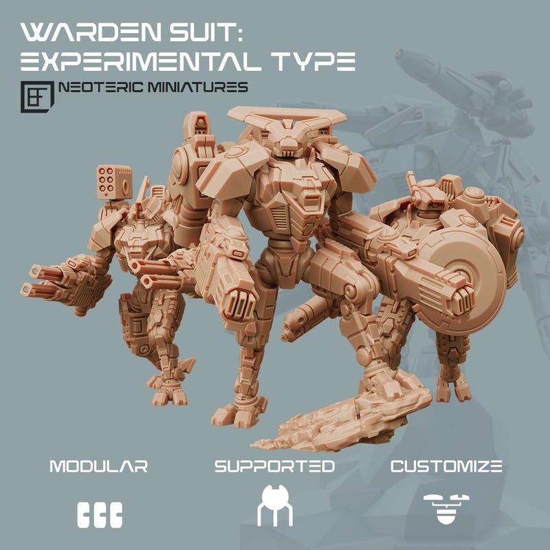 Alien Mech Miniature - Etsy UK