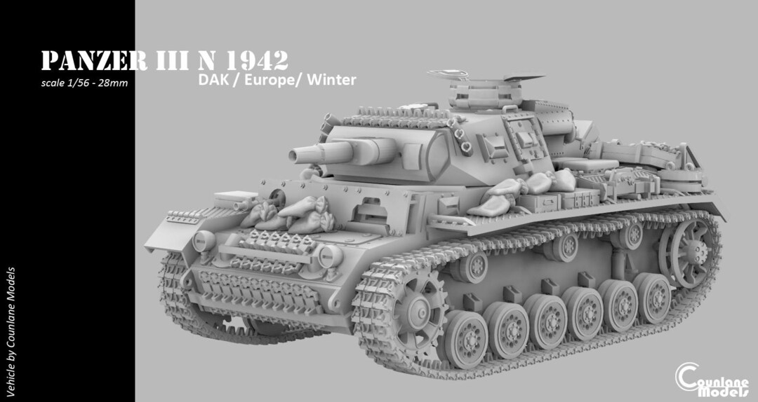 Panzer III N 1942 Early Production - Etsy