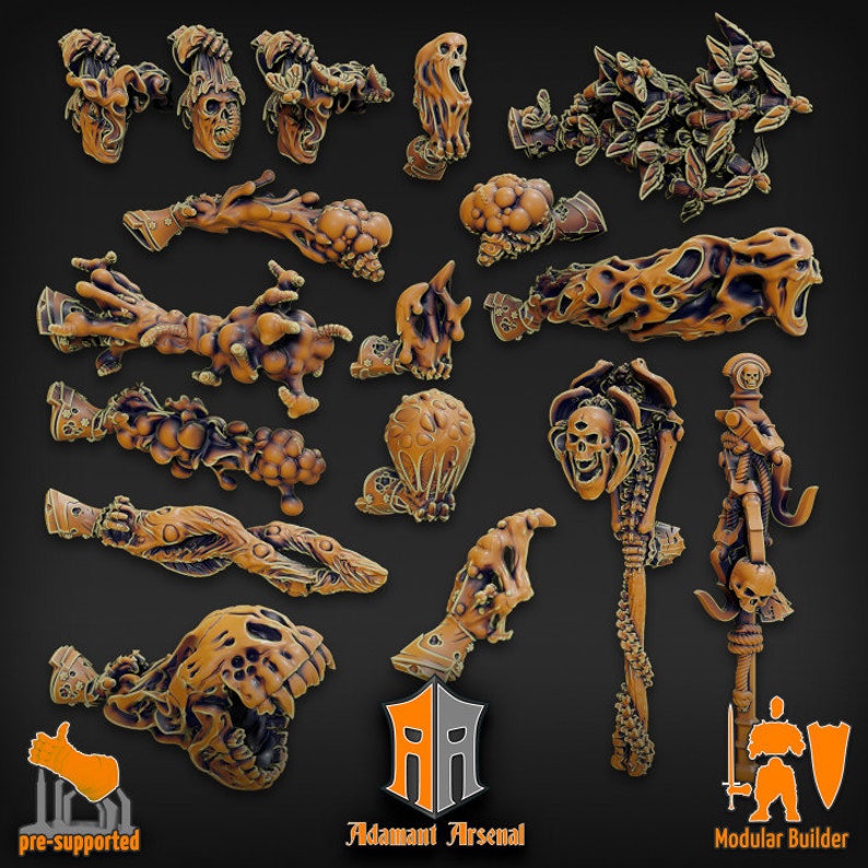 Vile Plague Mage Multipart Set - Etsy