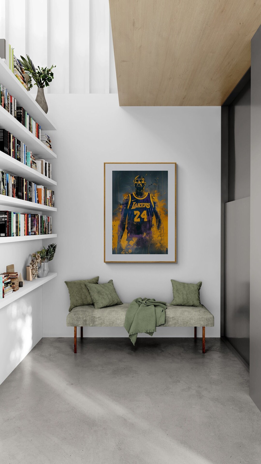 Kobe Bryant Double Exposure Photography L.A. Lakers Sports Prints Wall ...