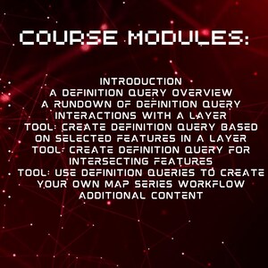 Arcgis Pro Definition Query Masterclass With Arcpy & Python - Arcgis Pro Course | Arcpy ...